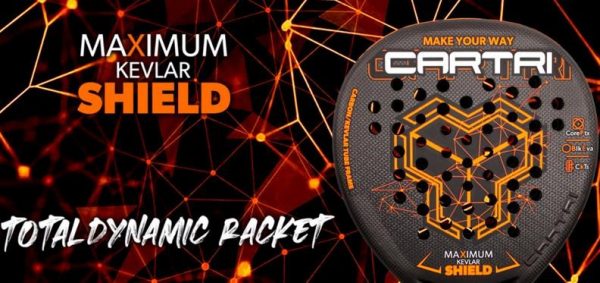 Cartri Maximum Kevlar Shield : la raquette totale