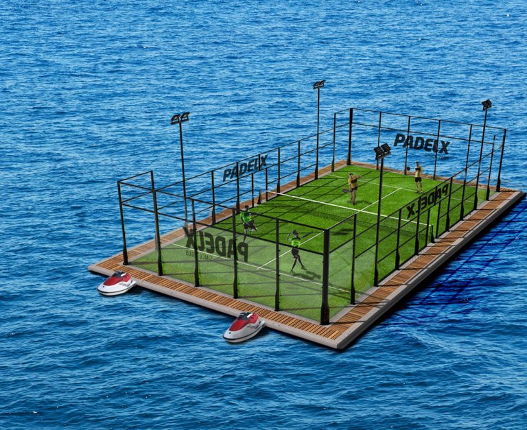 A floating padel court: does that tempt you?