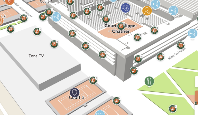 Le Philippe-Chatrier avec sa piste de padel… | Padel Mag