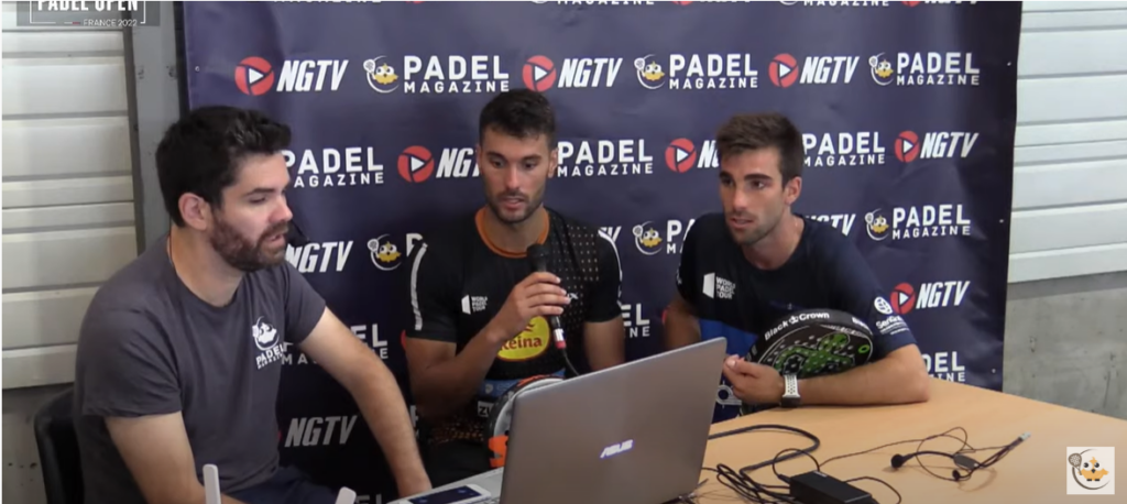 Garcia/Vera: "Intégrer le tableau final du Human Padel Open"