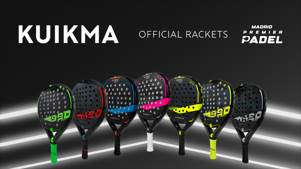 Kuikma official racket of the Premier Padel Madrid P1!