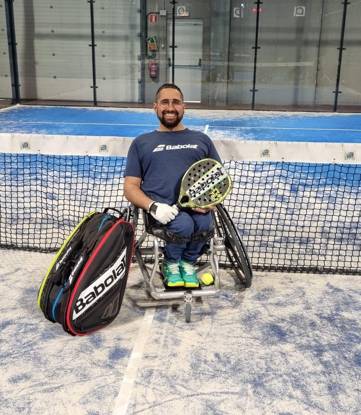 A wheelchair padel exhibition in Canet | Padel Magazine