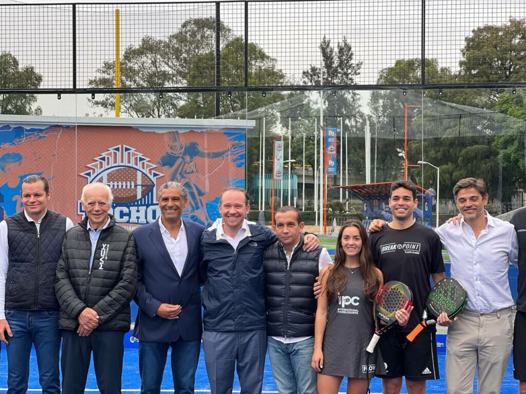 Inauguration of the first public padel court in Mexico City!