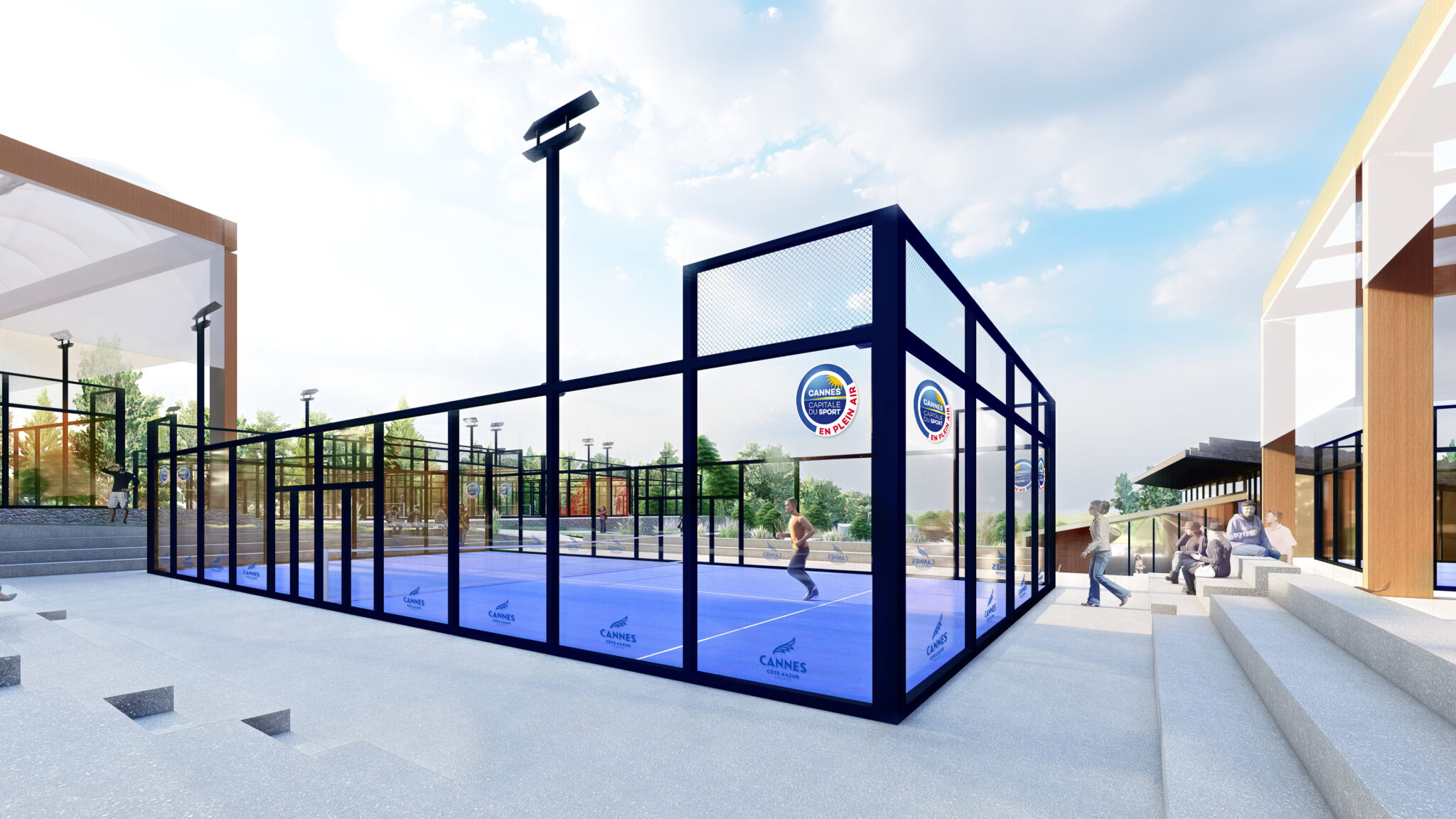 4PADEL Cannes: 12 padel courts for 2025! | Padel Magazine