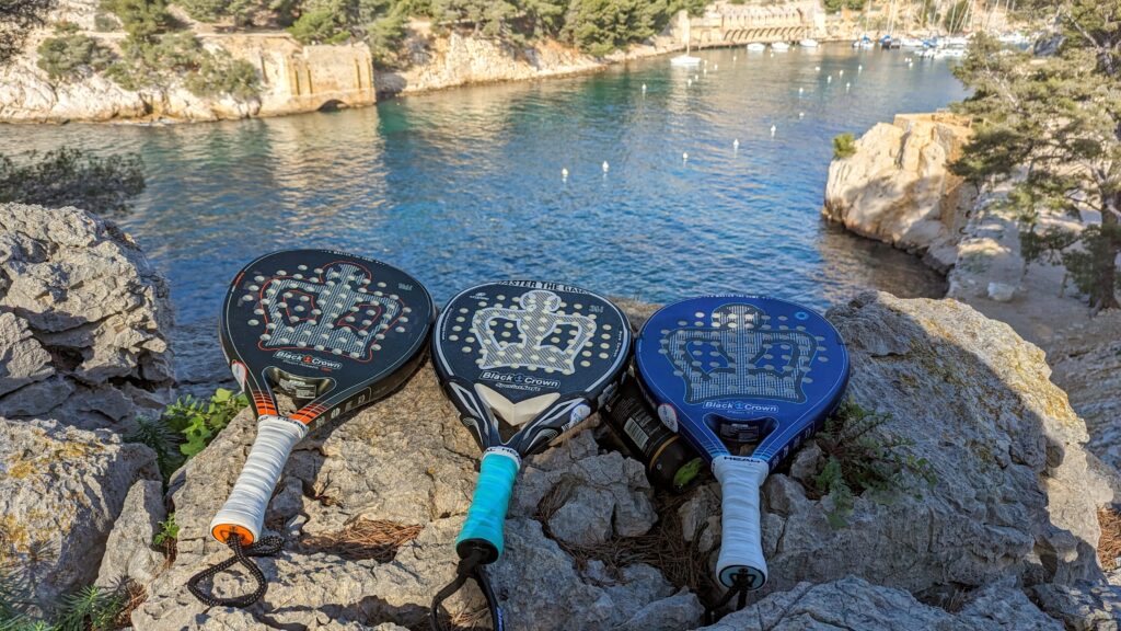 Stéphane Penso teste trois nouvelles palas Black Crown 2022