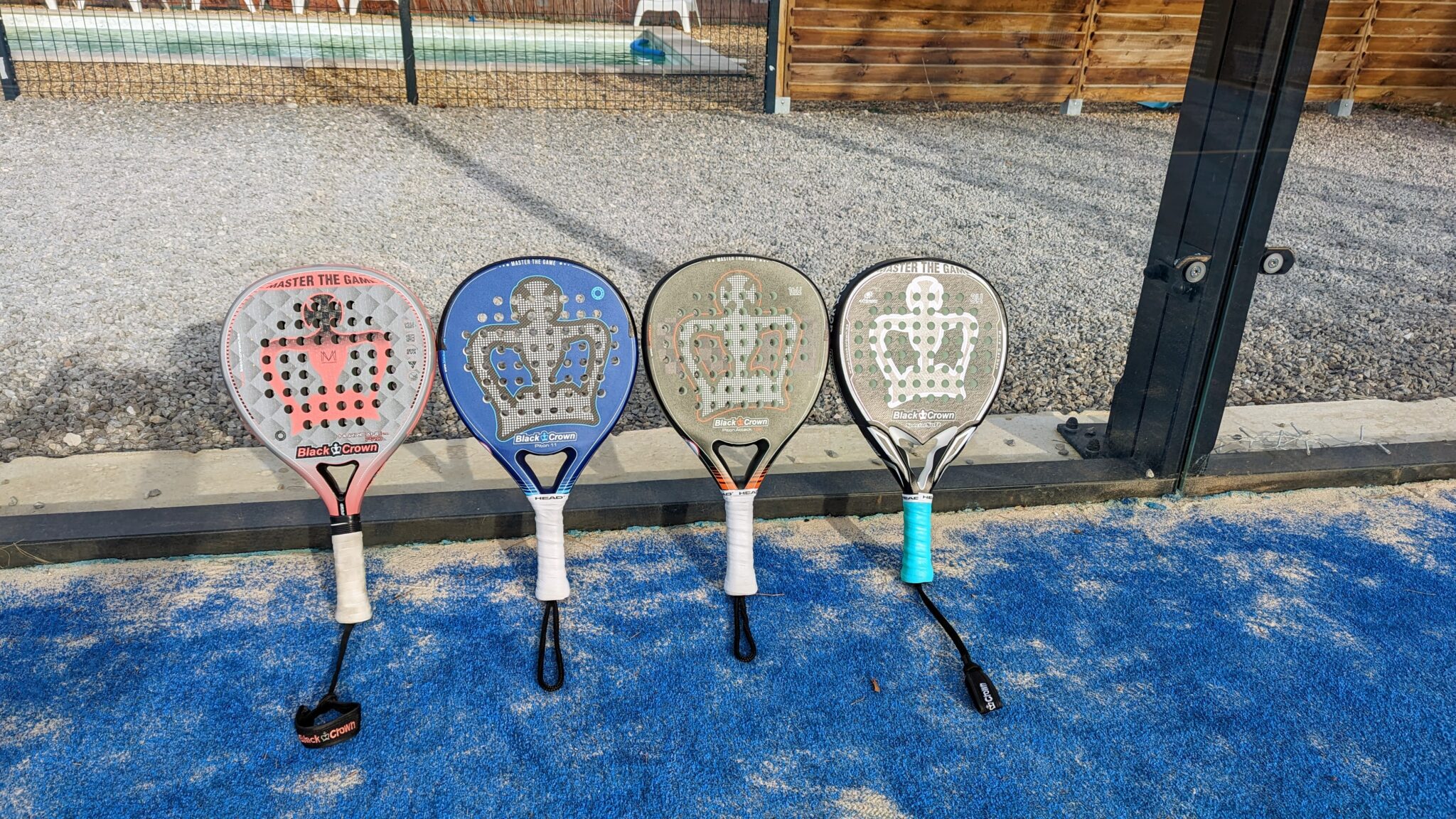 Stéphane Penso teste trois nouvelles palas Black Crown 2022