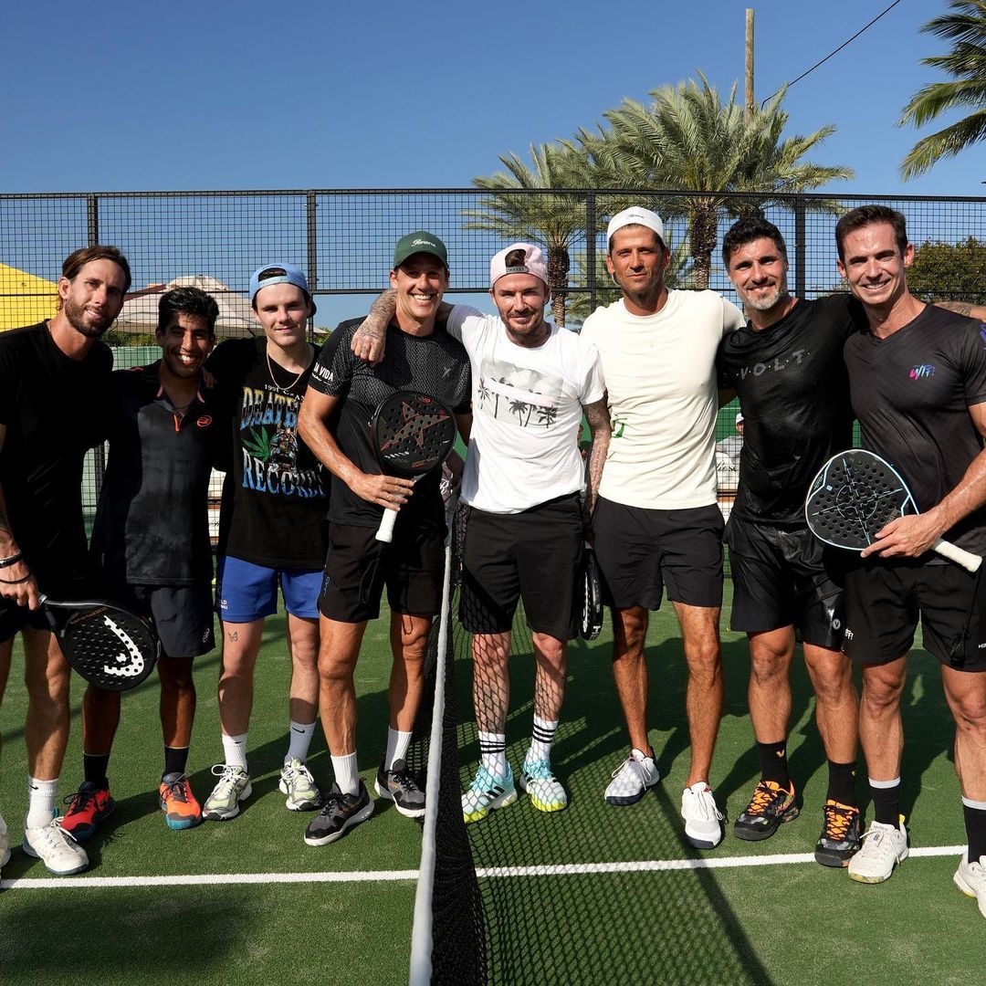 Le padel, une histoire de famille chez les Beckham | Padel Magazine