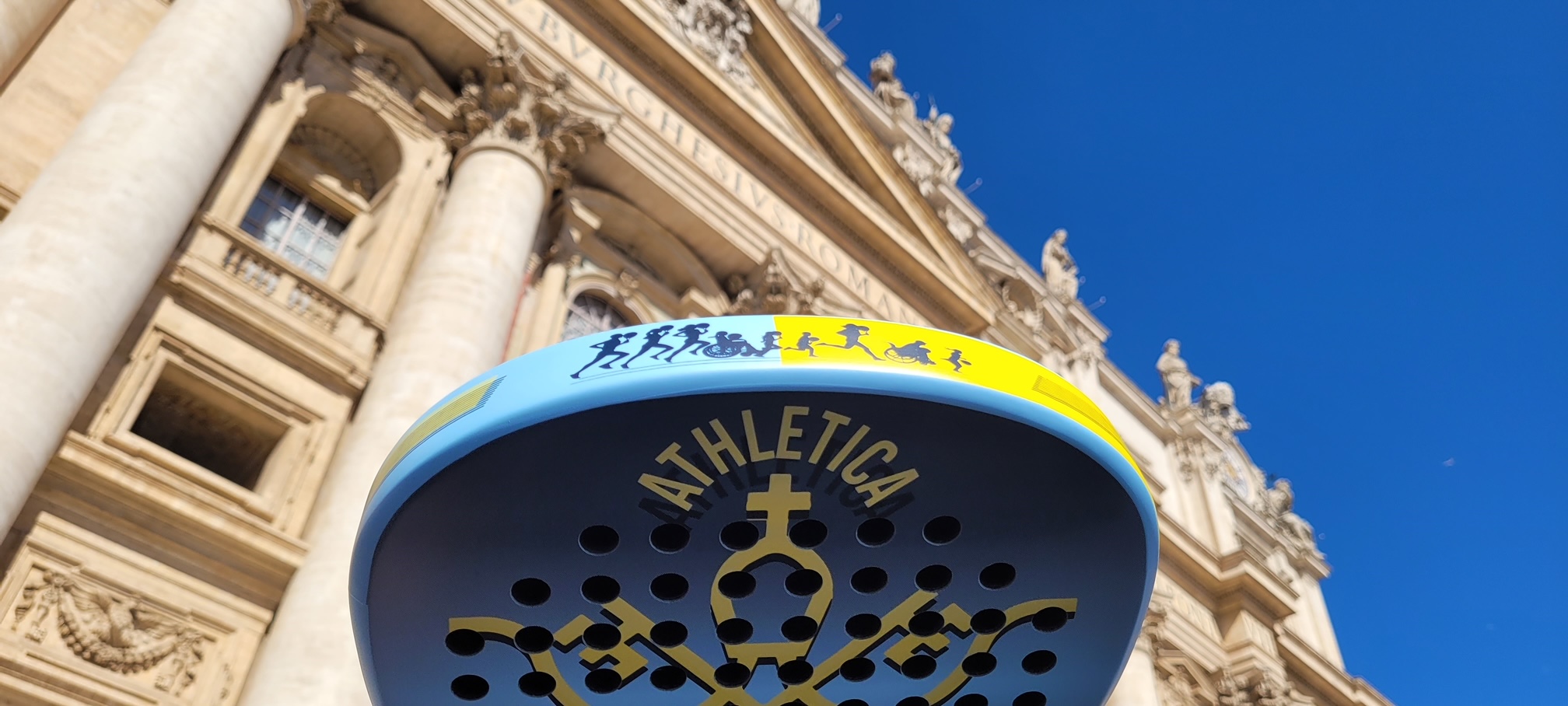 Le Pape François donne sa bénédiction au padel