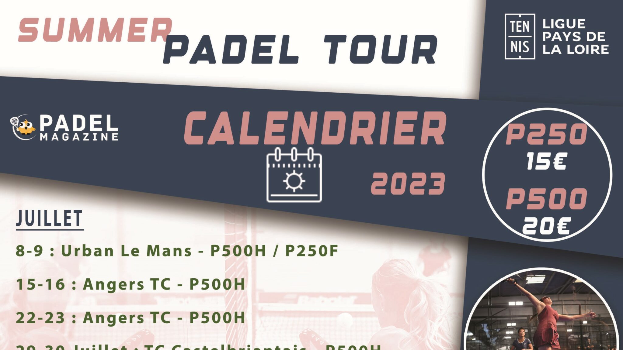 The "Summer Padel Tour” arrives in Pays de la Loire | Padel Magazine