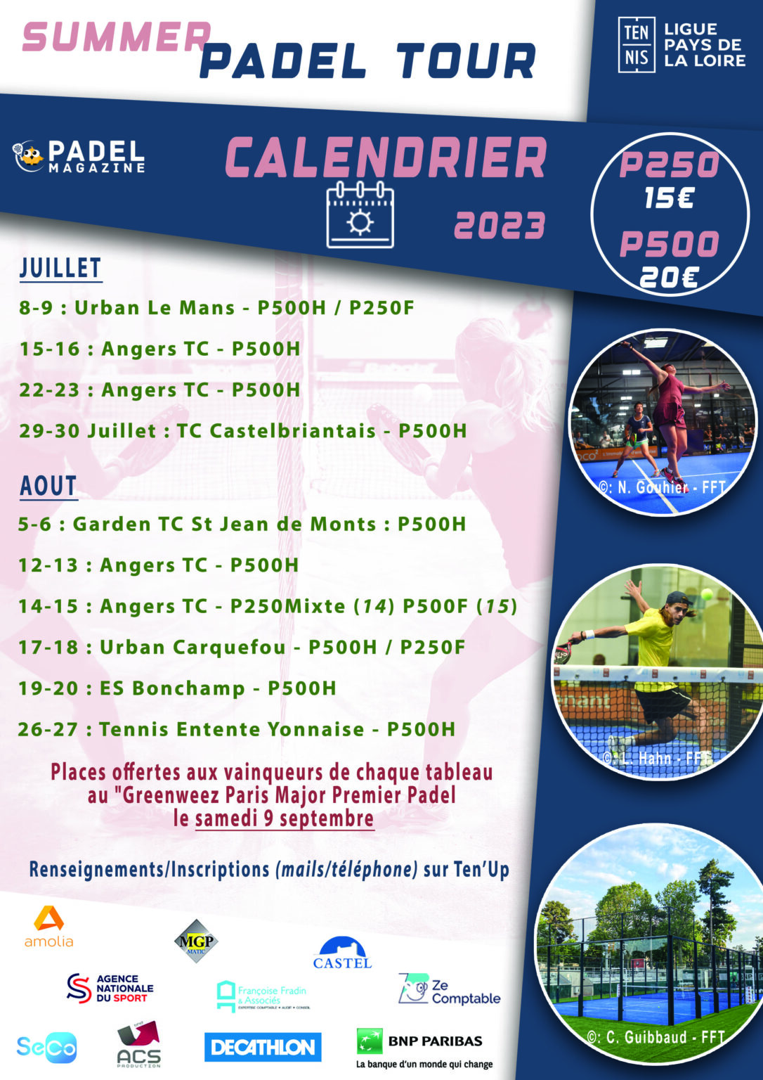 Le « Summer Padel Tour » débarque au Pays de la Loire | Padel Magazine