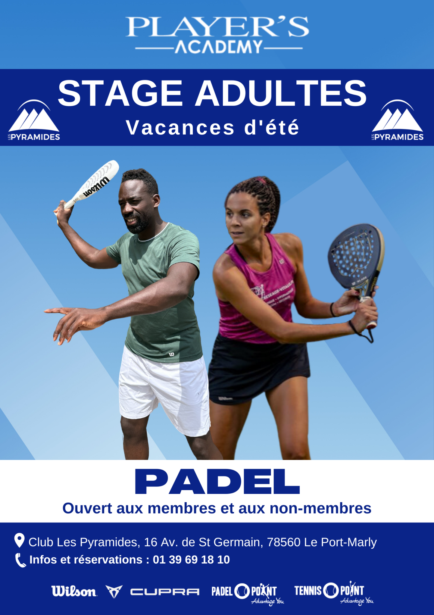 Padel courses all summer at the Club des Pyramides | Padel Magazine