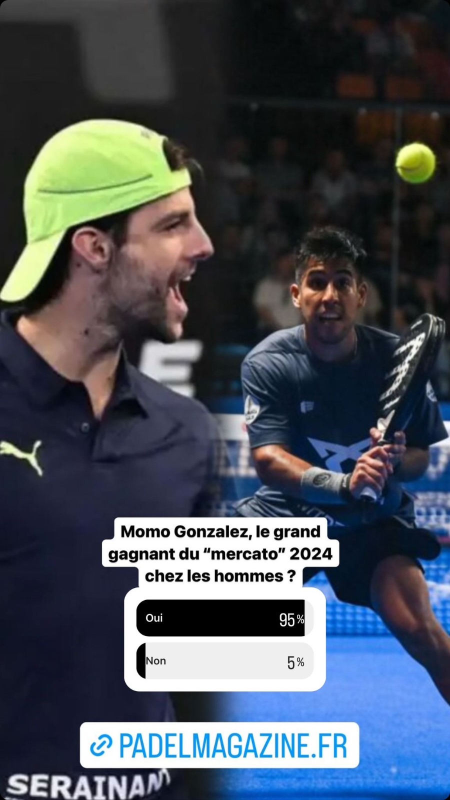 Survey – Momo Gonzalez, transfer window champion… | Padel Magazine