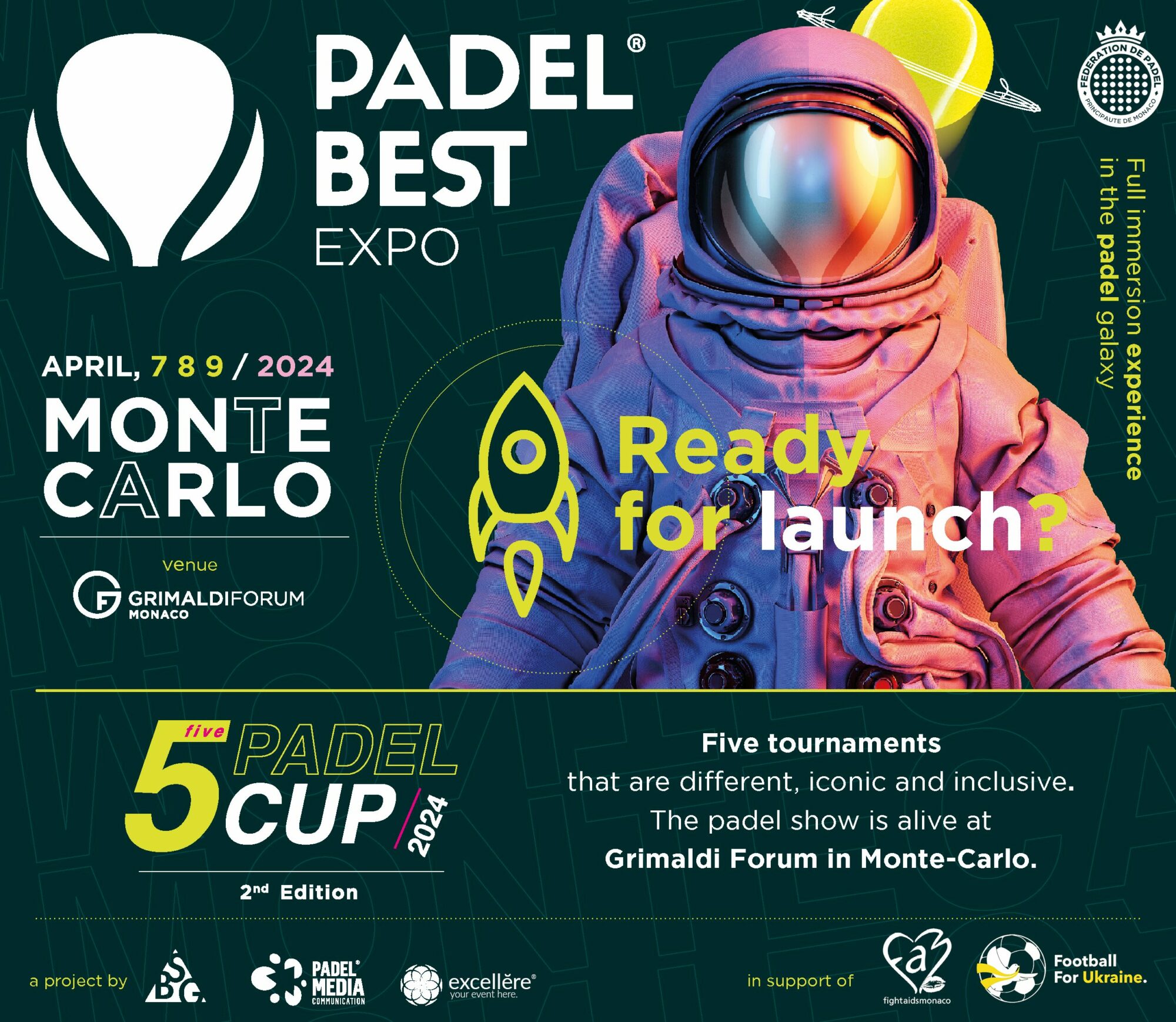 La Padel Best Expo au Grimaldi Forum de Monaco du 7 au 9 avril 2024 ...
