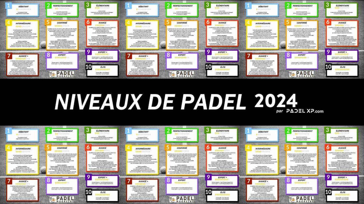Zoom: the 2024 padel levels | Padel Magazine
