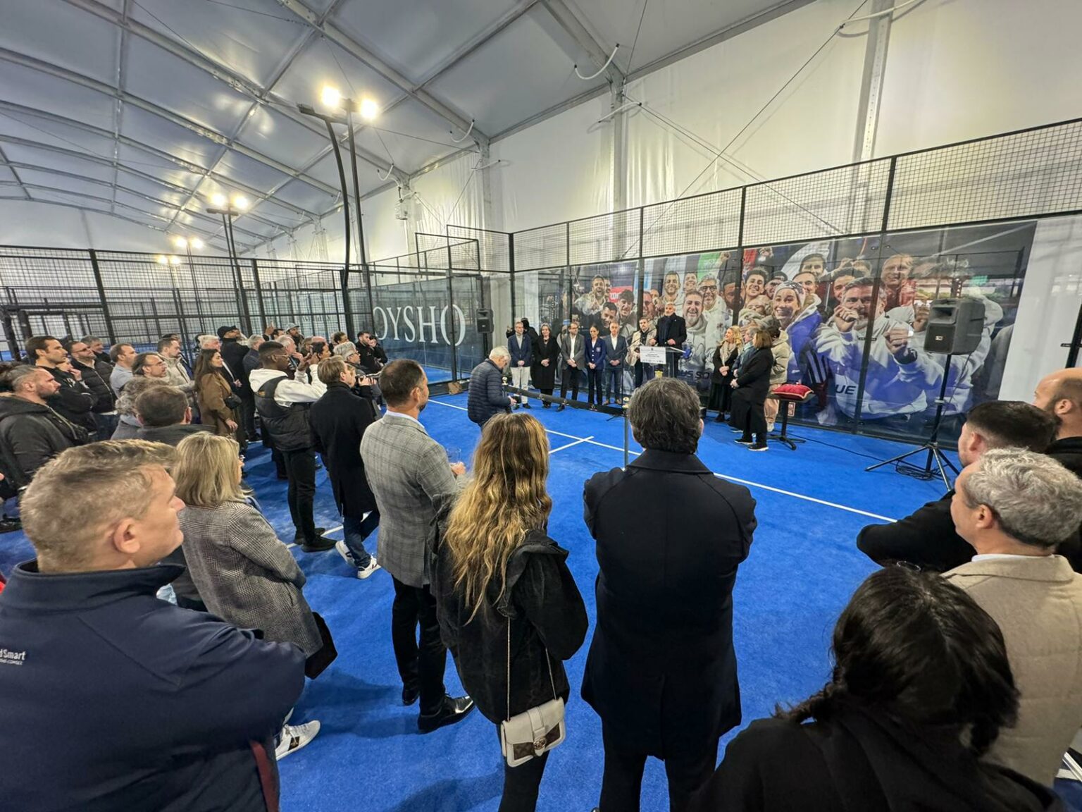 José Manuel Escin at the inauguration of Casa Padel DOS: “Finally, and ...