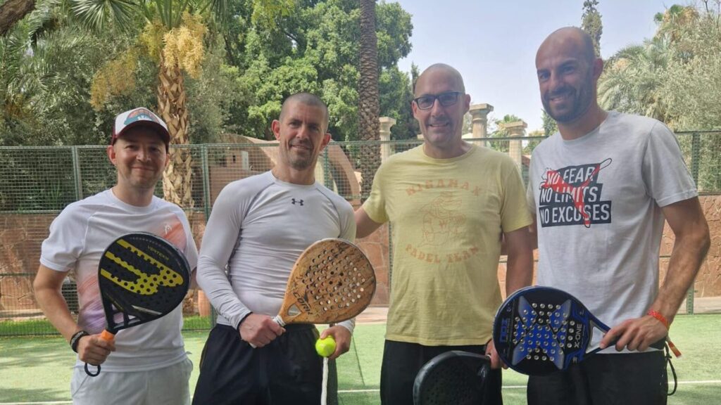 When football and poker meet in Marrakech for a game of padel | Padel ...