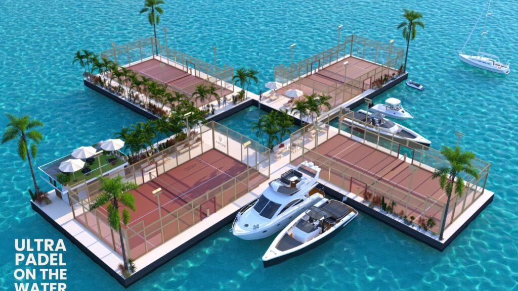 Des pistes sur l’eau à Miami ? C’est bientôt disponible… | Padel Magazine