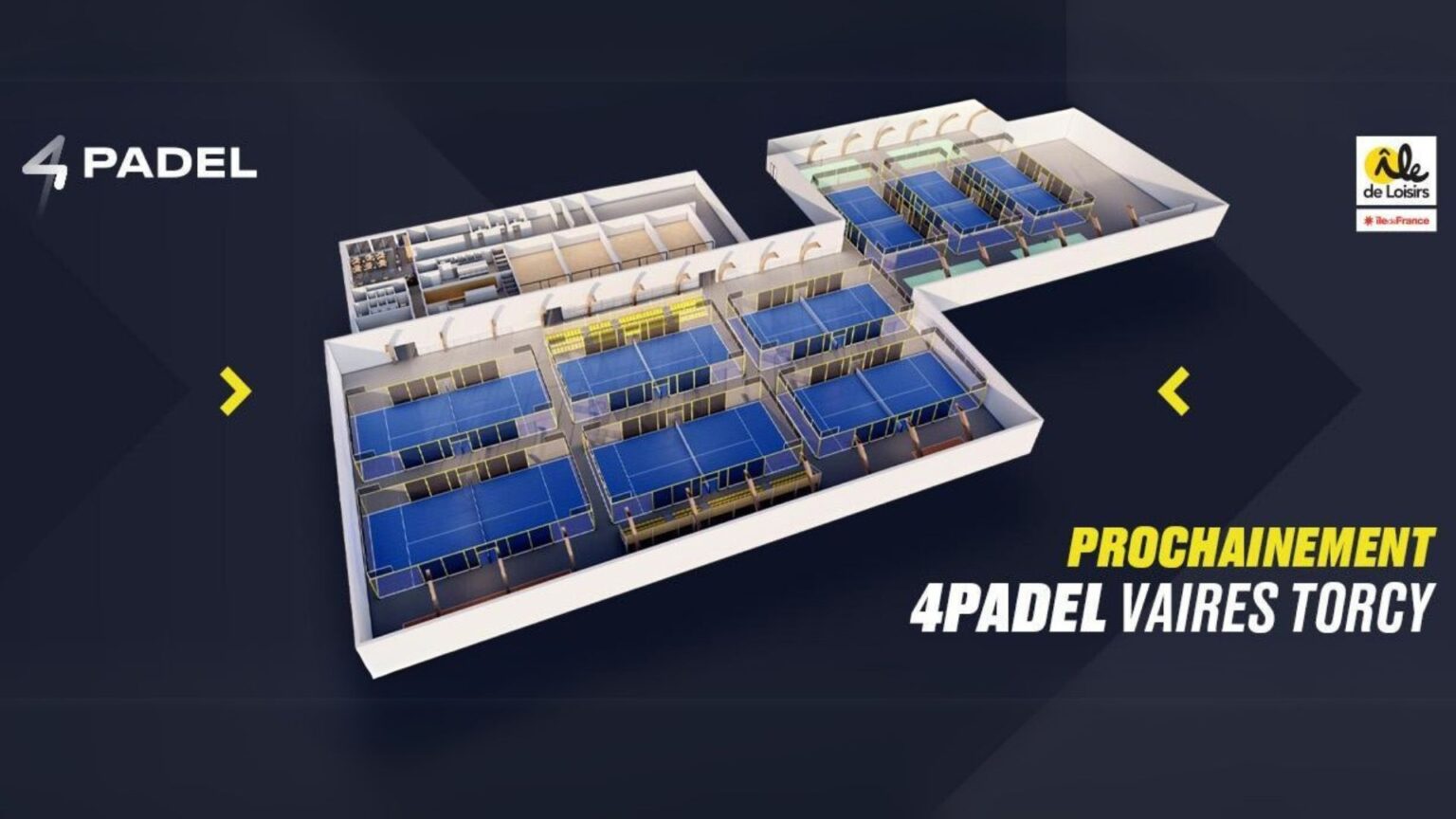 4PADEL Vaires-Torcy : un complexe multi-raquettes unique ouvre ses ...