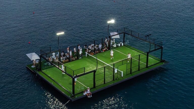 Floating padel court arrives in Miami | Padel Magazine