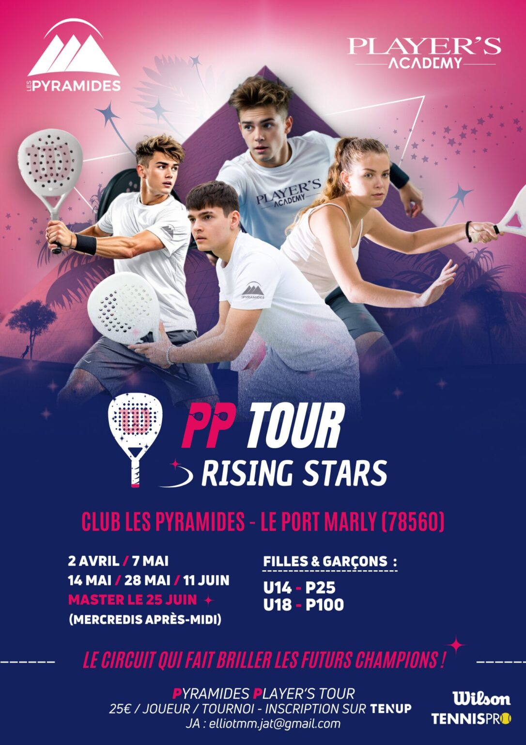 Pyramides Player's Tour 2025: a 100% youth circuit in Port-Marly ...