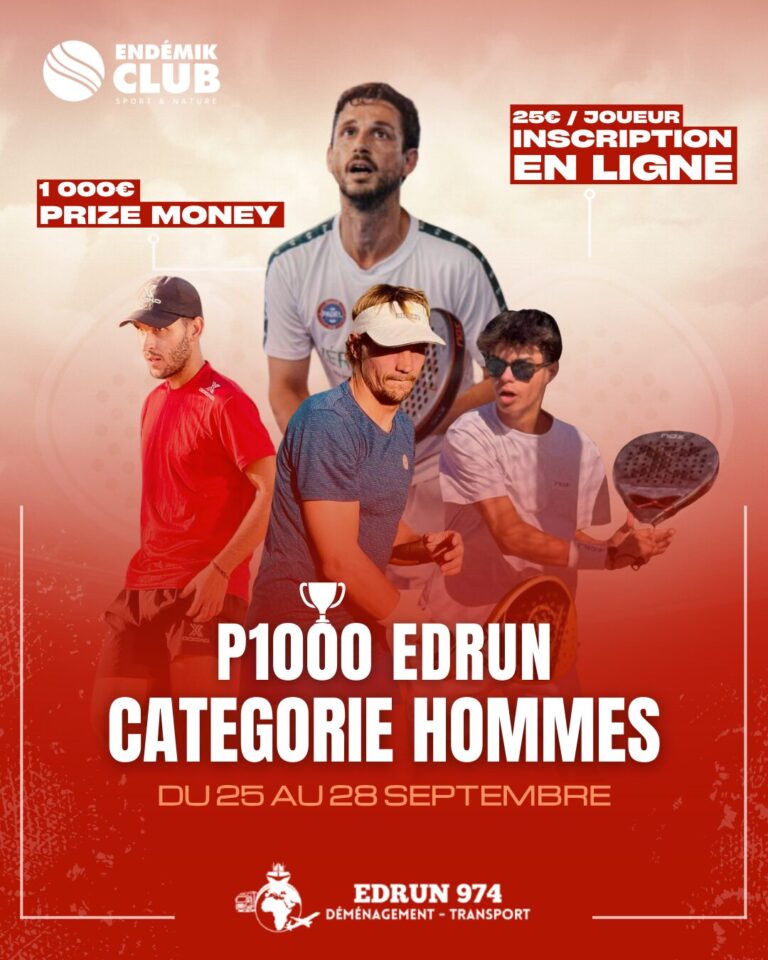 Endémik Club: P1000 EDRUN anländer till Réunion | Padel Magazine