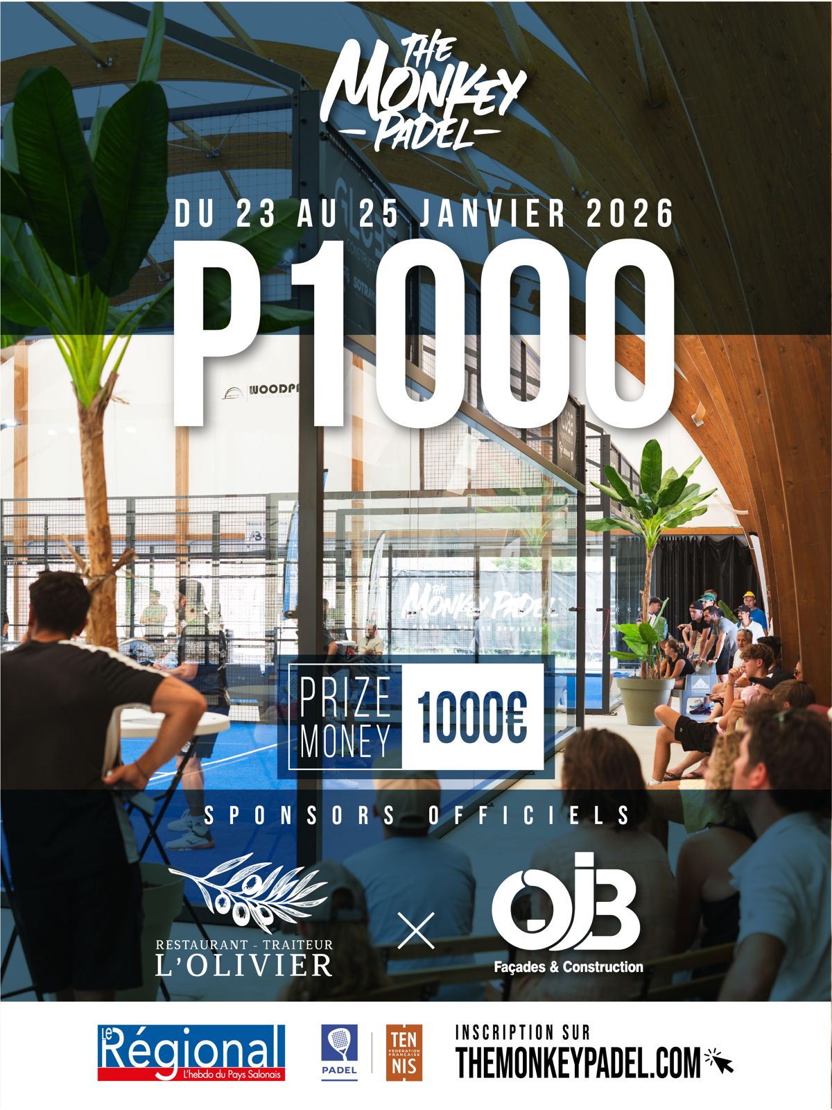 The Monkey Padel P1000s event starting in January | Padel Magazine