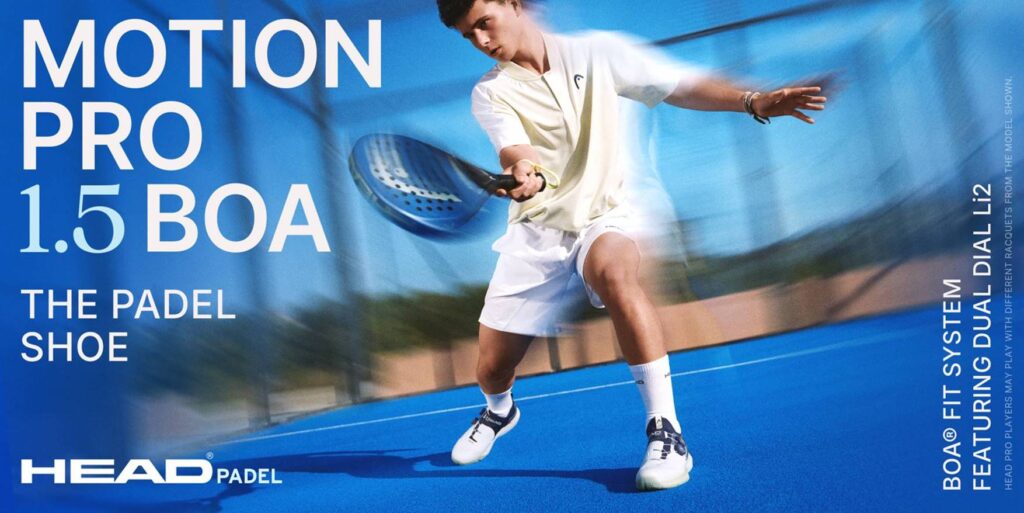 HEAD unveils the Motion Pro 1.5 BOA | Padel Magazine