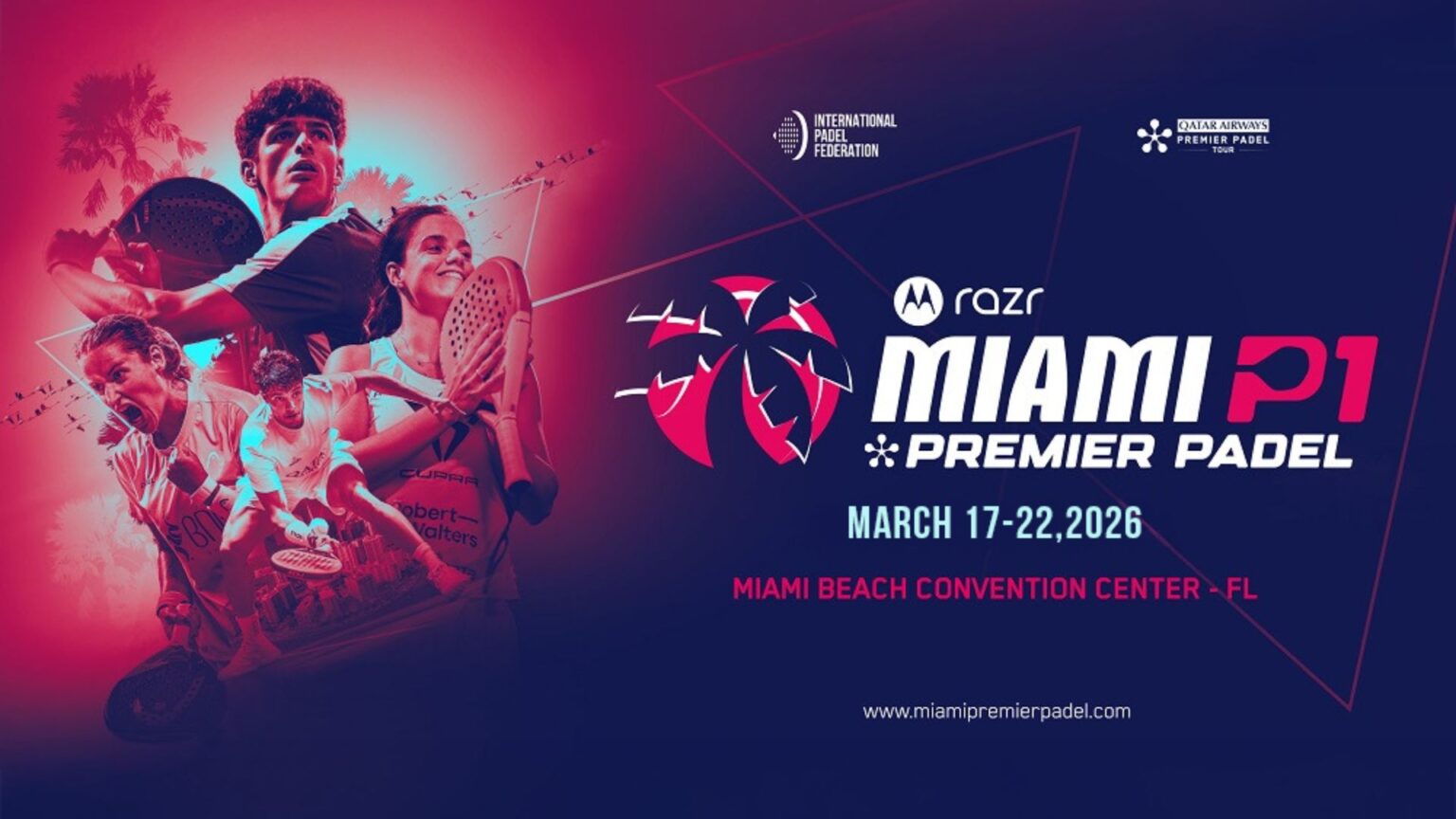Miami P1: The fixtures are out, Tapia / Coello and Lebrón / Augsburger ...
